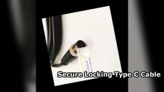 Locking Type C Cable for Industrial Vibration Reliability
