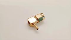 SMA male Right Angle 50Ω RF Coaxial Connector for RG174/RG316