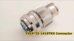 Y11P*II-1419TK5 Small Circular Connector 19 Pin Male Plug Sealed Bayonet Aerospace Electrical Connec
