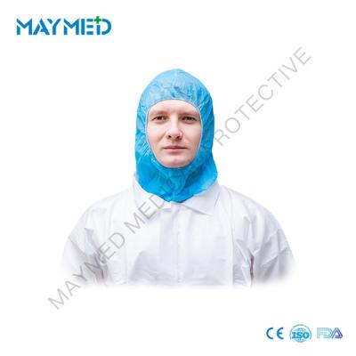 Cina Cappuccio non tessuto chirurgico eliminabile polvere variopinta ed anti di ISO13485/9001 dei cappucci pp di apertura del fronte in vendita