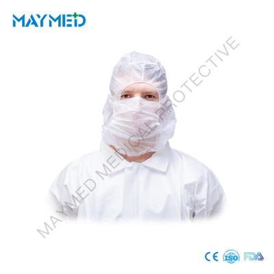 Cina Maschera facciale normale a 2 e 3 strati con cappucci chirurgici colorati in PP con cappuccio ISO13485 in vendita