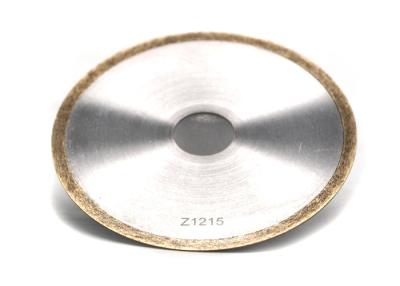 China Resin Bonded Diamond Grinding Wheels / Cut Off Slices Wheels For Brake Pads Slots Cutting for sale