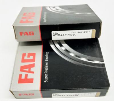中国 FAG HC7014C 70mm アンギュラ玉軸受 11000 R/min オイル潤滑 販売のため
