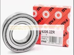 FAG 6206 2ZR Sealed Deep Groove Ball Bearing 30x62x16mm ABEC5