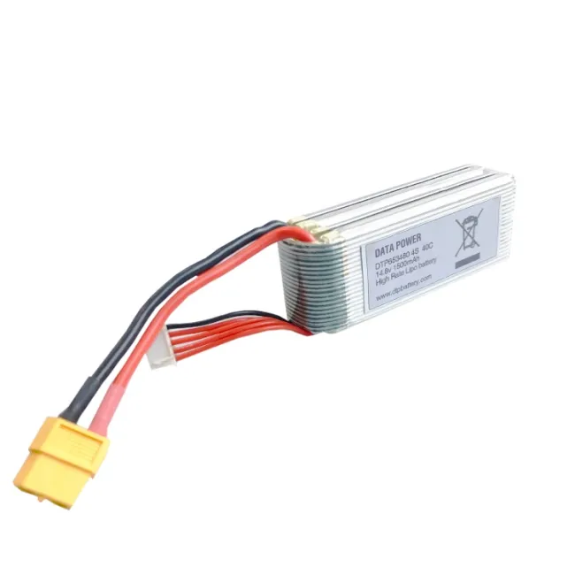 Dtp 653480-4s 14.8V 1500mAh 40c Lipo Battery Lithium Battery for Drone