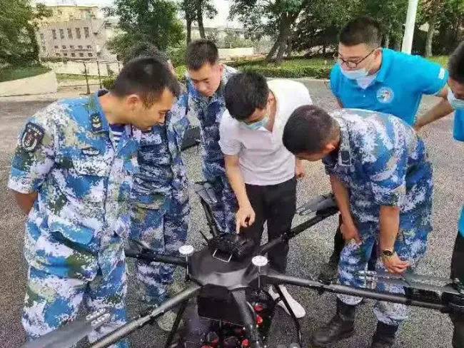 Mtow 50kg Tethered Drone Powered by Tether Power Station Large Load Drone