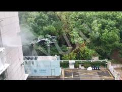 DJI FlyCart 30 high  Building cleaning  Tethered drone system