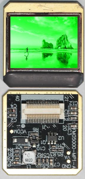 0.96 inch silicon based Micro OLED Microdisplay,,20.1mm×15.15mm Active Area Cell Phone OLED Screen with RGB Interface