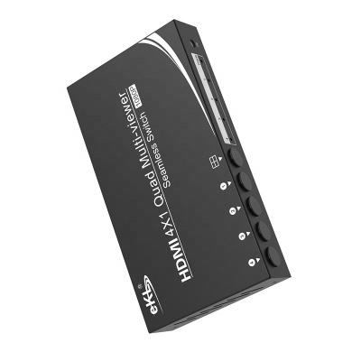 중국 Sale 1080P HDMI switch Quad multi-viewer hdmi splitter 4 port IR control 판매용