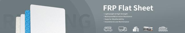 Matte FRP sheet for refrigerated trucks