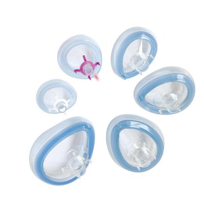 China PVC médico da máscara da anestesia da ventilação dos produtos descartáveis da correia principal livre for sale