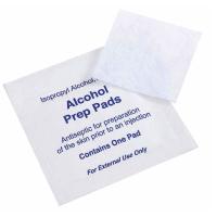 China Alcohol isopropilo no tejido de Mini Alcohol Prep Pads With el 70% de la aduana del OEM en venta