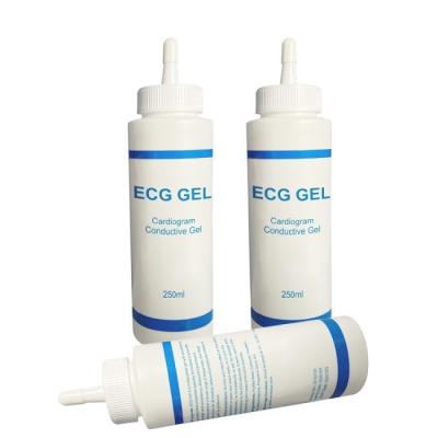 China Non Toxic 250ml Ecg Electrode Gel Electrocardiogram Conductive Glue for sale