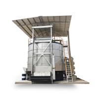 China Manure Fermentation Manure Composting Machine , 100m3 Cow Dung Compost Making Machine for sale