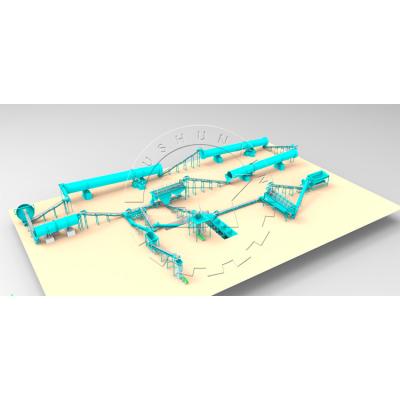 중국 쇠똥 비료 팰릿기 질소 인 칼륨 복합 비료 생산 line/ 비료 성형기 판매용