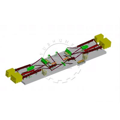 China linha de produção do adubo do composto do cilindro giratório de 3-8mm para a fatura dos grânulo à venda
