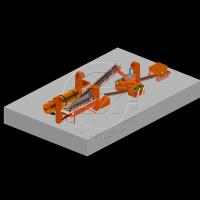 China Ammonium Chloride Sulfate Dry Granulation Machine , Double Roll Compactor for sale