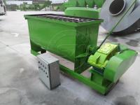China 500 Kg/Batch Flat Plate Fertilizer Mixer Machine Horizontal Blending for sale