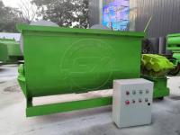 China 500 Kg/Batch Flat Plate Fertilizer Mixer Machine Horizontal Blending for sale
