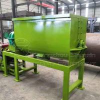 China 500 Kg/Batch Flat Plate Fertilizer Mixer Machine Horizontal Blending for sale