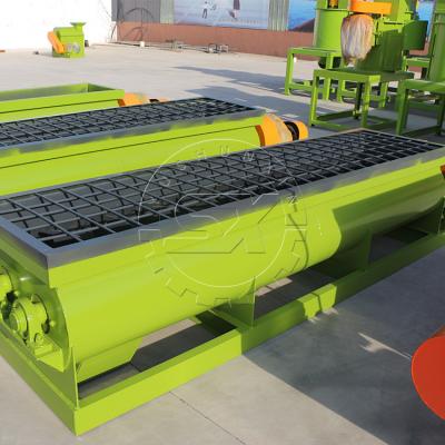 China Continuous Twin Shaft Fertilizer Mixer Machine High Quality for sale
