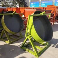 China Small mini lab fertilizer pan granule machine, disc pan granulator for sale