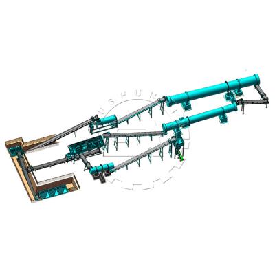 China Fertilizer production line with double roller fertilizer granulator à venda