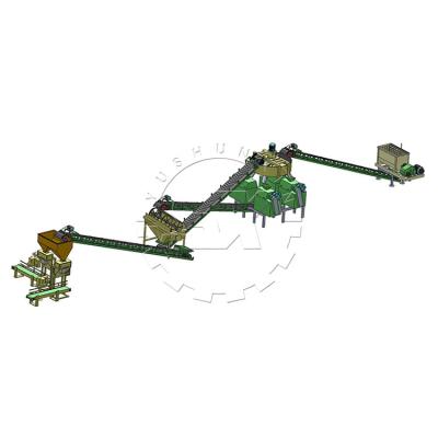 中国 Compound Phosphate Fertilizer Pelletizer Mixing Dry Production Line Npk Dap Granulator Manufacturers 販売のため