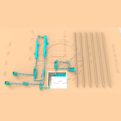 中国 China factory animal dung chicken manure fertilizer production line 販売のため