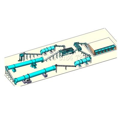 Cina High Quality Bio Fertilizer Production Line/ Organic Fertilizer Plant in vendita