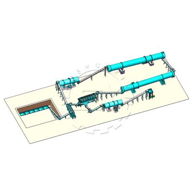 Cina Factory Supplies New Organic Fertilizer Production Line Machinery/organic fertilizer processing equipment in vendita