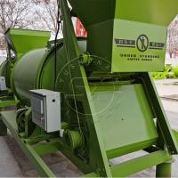 China BB fertilizer Rotary drum mixer for mixing batch by batch for sale