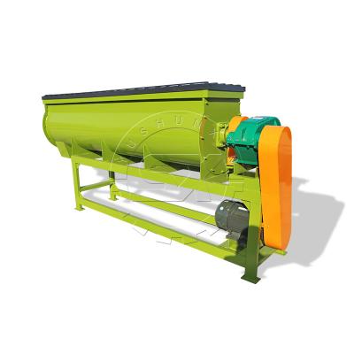 China high quality china supplier compost mixer turning machine single shaft mixer machine for making organic fertilizer for sale