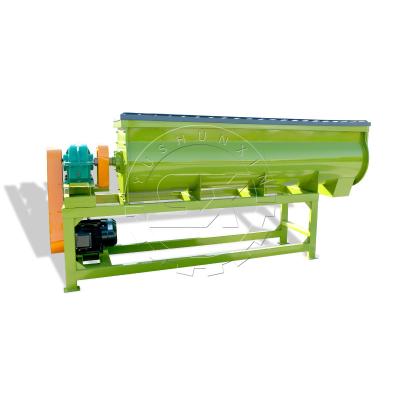 China high quality china supplier compost mixer turning machine single shaft mixer machine for making organic fertilizer for sale