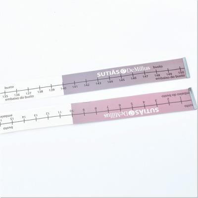 Cina Impermeabile eliminabile di misurazione di carta sintetico del nastro di CMYK per l'installatore Measurement del reggiseno in vendita