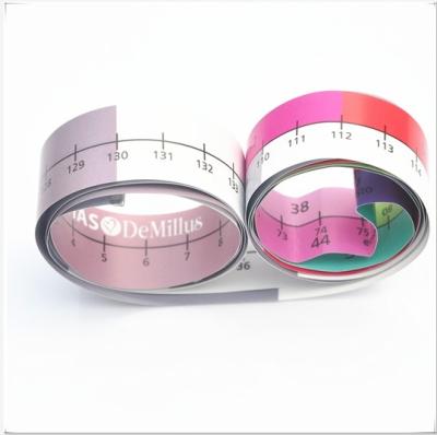 Cina Impermeabile eliminabile di misurazione di carta sintetico del nastro di CMYK per l'installatore Measurement del reggiseno in vendita