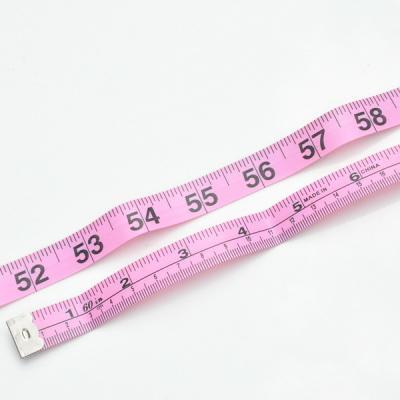 China Leuk Roze Kledingsmeetlint, 60 Duim die Heersersband met Metrische Duim kleden Te koop