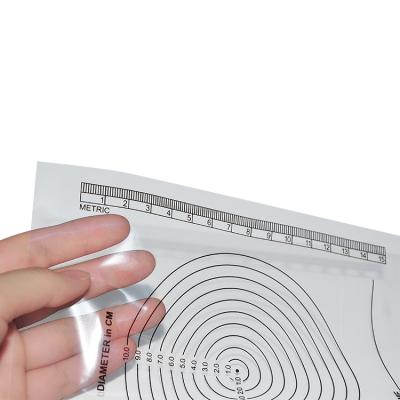 Cina Righello arrotolato eliminabile di plastica di misura di cura del PE trasparente con il centro in vendita