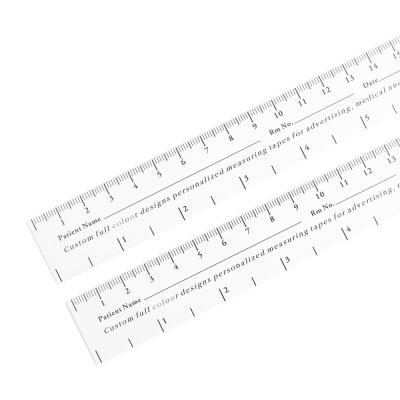 Cina nastro di misurazione di carta a 7 pollici di 18cm, righello arrotolato di carta per la misura arrotolata delle ferite di pressione in vendita