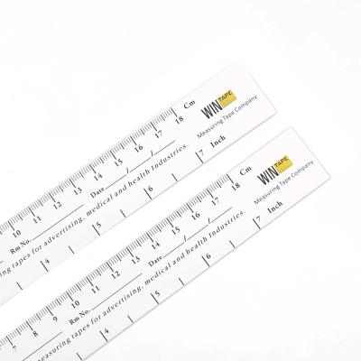 Cina nastro di misurazione di carta a 7 pollici di 18cm, righello arrotolato di carta per la misura arrotolata delle ferite di pressione in vendita