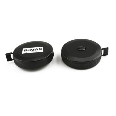 Cina l'auto della misura di nastro di 1.5M Handcraft Pocket Black ritira con la linguetta di plastica in vendita
