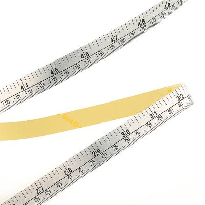 China 1.5m 60 Inch Paper Measuring Tape , Self Adhesive Ruler Tape For Measuring Craft Sewing for sale