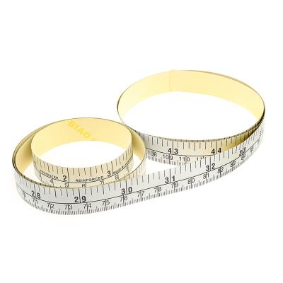 China 1.5m 60 Inch Paper Measuring Tape , Self Adhesive Ruler Tape For Measuring Craft Sewing for sale