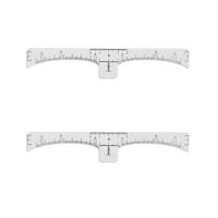China Disposable Eyebrow Measuring Ruler For Quick Mapping Shaping for sale