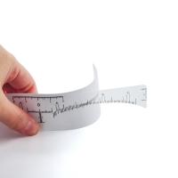 China Disposable Eyebrow Measuring Ruler For Quick Mapping Shaping for sale