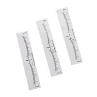China Disposable Eyebrow Measuring Ruler For Quick Mapping Shaping for sale