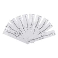 China Disposable Eyebrow Measuring Ruler For Quick Mapping Shaping for sale