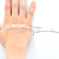 China Disposable Eyebrow Measuring Ruler For Quick Mapping Shaping for sale