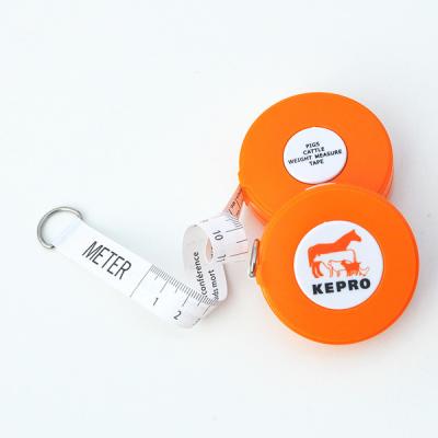 Cina Materia plastica di misurazione dell'ABS del nastro del peso animale del vitello ritrattabile per agricoltura della mucca del maiale in vendita
