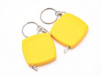 China Custom Mini Baseball Diameter Tape Measure 3m Keychain Metal Ruler OEM ODM for sale